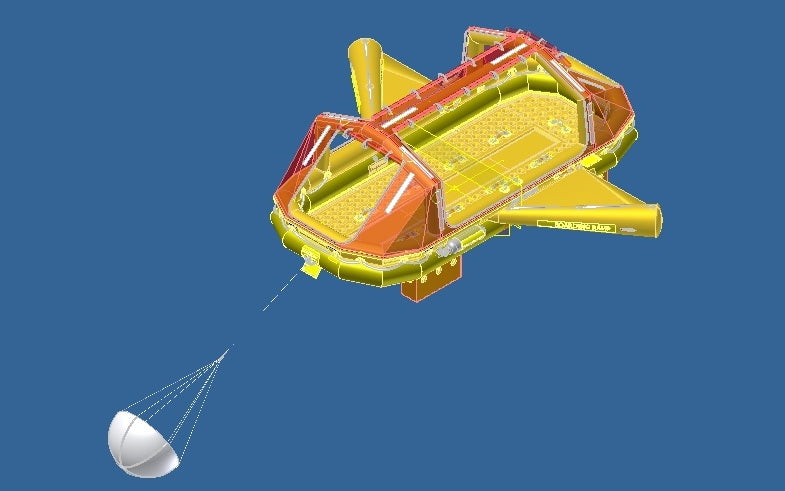 Life Raft, 8 Man MPLR | Life Support International, Inc.